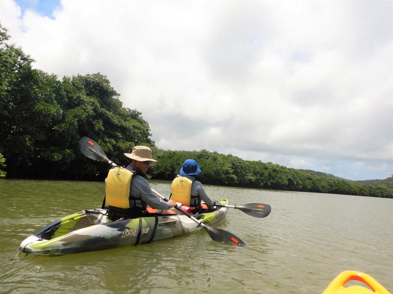 やんばる国立公園の慶佐次川をカヤックで散歩-2021-08-02 / taki_ggさんのウォーキングの活動データ | YAMAP / ヤマップ