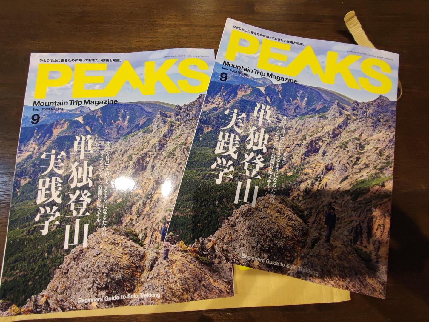 PEAKS 9月号 単独登山実践学の特集... / まこさんのモーメント | YAMAP / ヤマップ