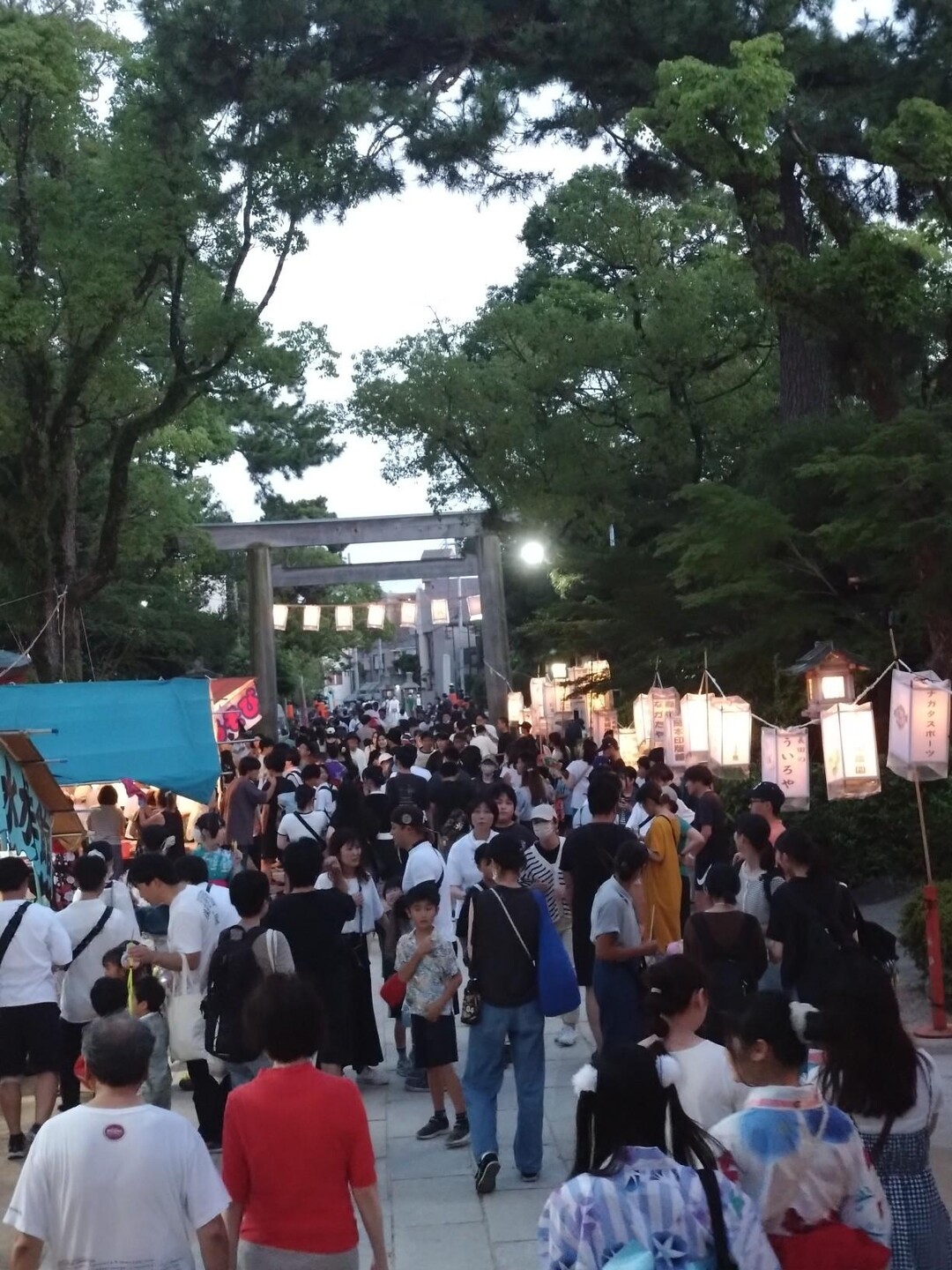 長田神社の夏祭り。めっちゃにぎわってます... / kinu235（きぬ）さんのモーメント | YAMAP / ヤマップ