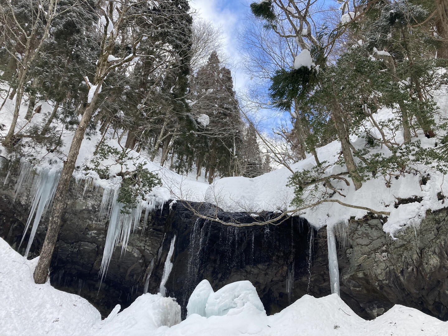 Ideal vs reality 岩井滝-2022-02-11 / じろじろさんの伯州山・霧ヶ原の活動日記 | YAMAP / ヤマップ