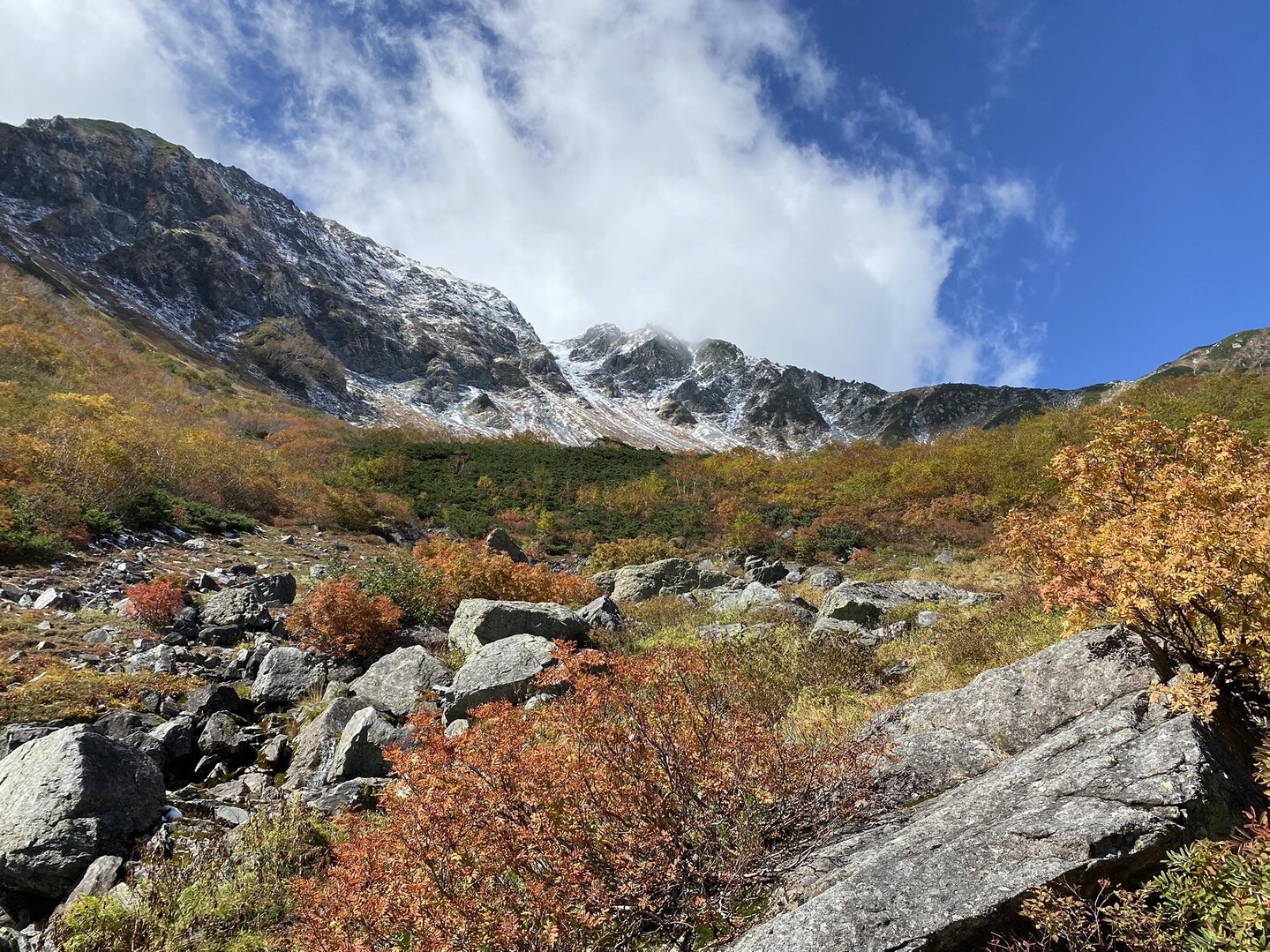 黄金平〈横尾本谷右俣〉 / BMさんの槍ヶ岳・穂高岳・上高地の活動日記 | YAMAP / ヤマップ