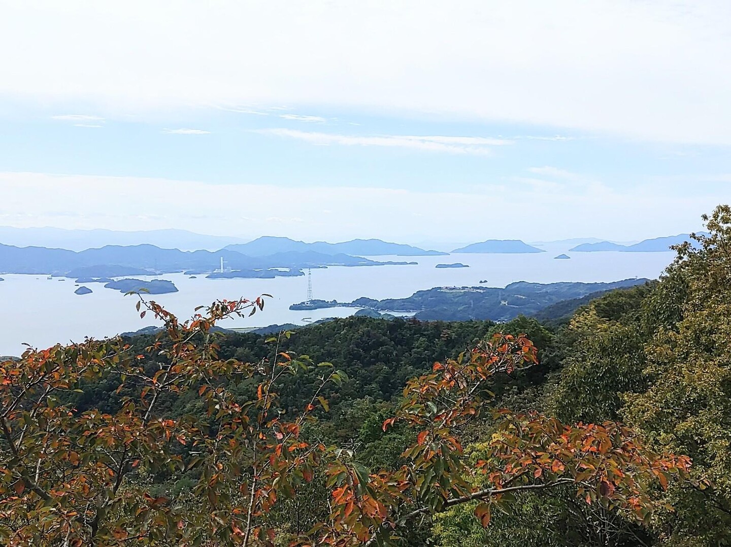 山は彩り⛅ 朝日山 竹原市-2023-10-2 / Ponさんの朝日山・鷹ノ巣山の活動データ | YAMAP / ヤマップ