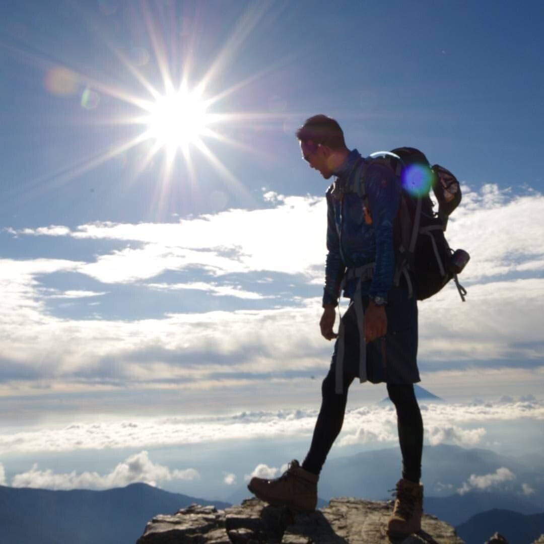 イケてるわーオレ🙌笑 やっぱー逆光写真... / Hisa-Cさんのモーメント | YAMAP / ヤマップ