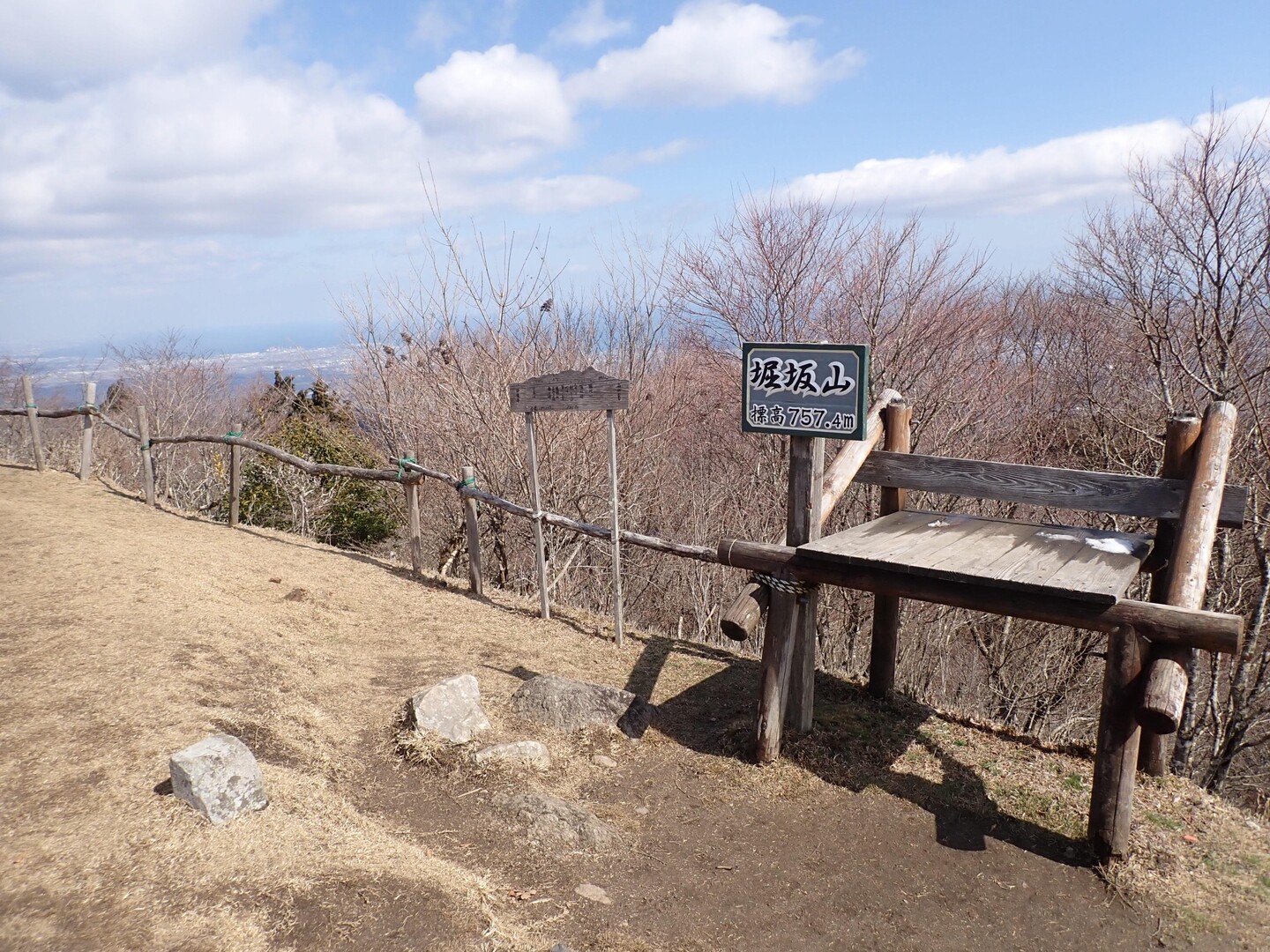 快晴だけど強風をまともに受けて…雲母谷の高・堀坂山（雌岳）・堀坂山・堀坂峠の高・観音岳・観音岳東峰・御所谷山 / robin又の名をSantaさんの堀坂山・観音岳・桝形山（白米城）の活動データ ...