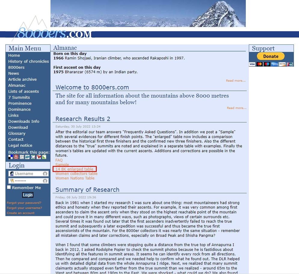 世界の8,000m峰は14座あり、その全... / たかさんのモーメント | YAMAP / ヤマップ