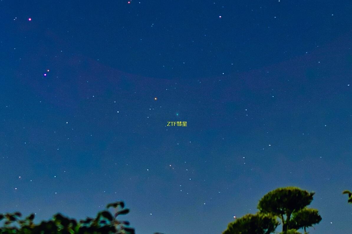 25日のZTF彗星（R5.1.25）① / としちゃんさんのウォーキングの活動データ | YAMAP / ヤマップ
