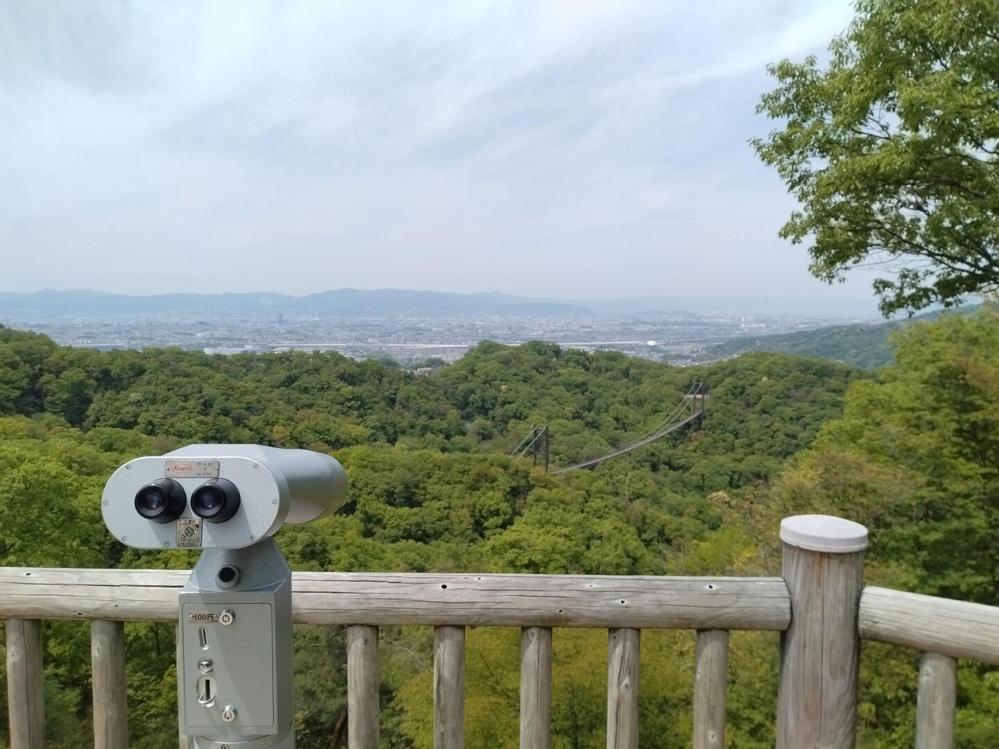 ほしだ園地展望デッキ / chonpsさんの交野山・国見山の活動データ | YAMAP / ヤマップ