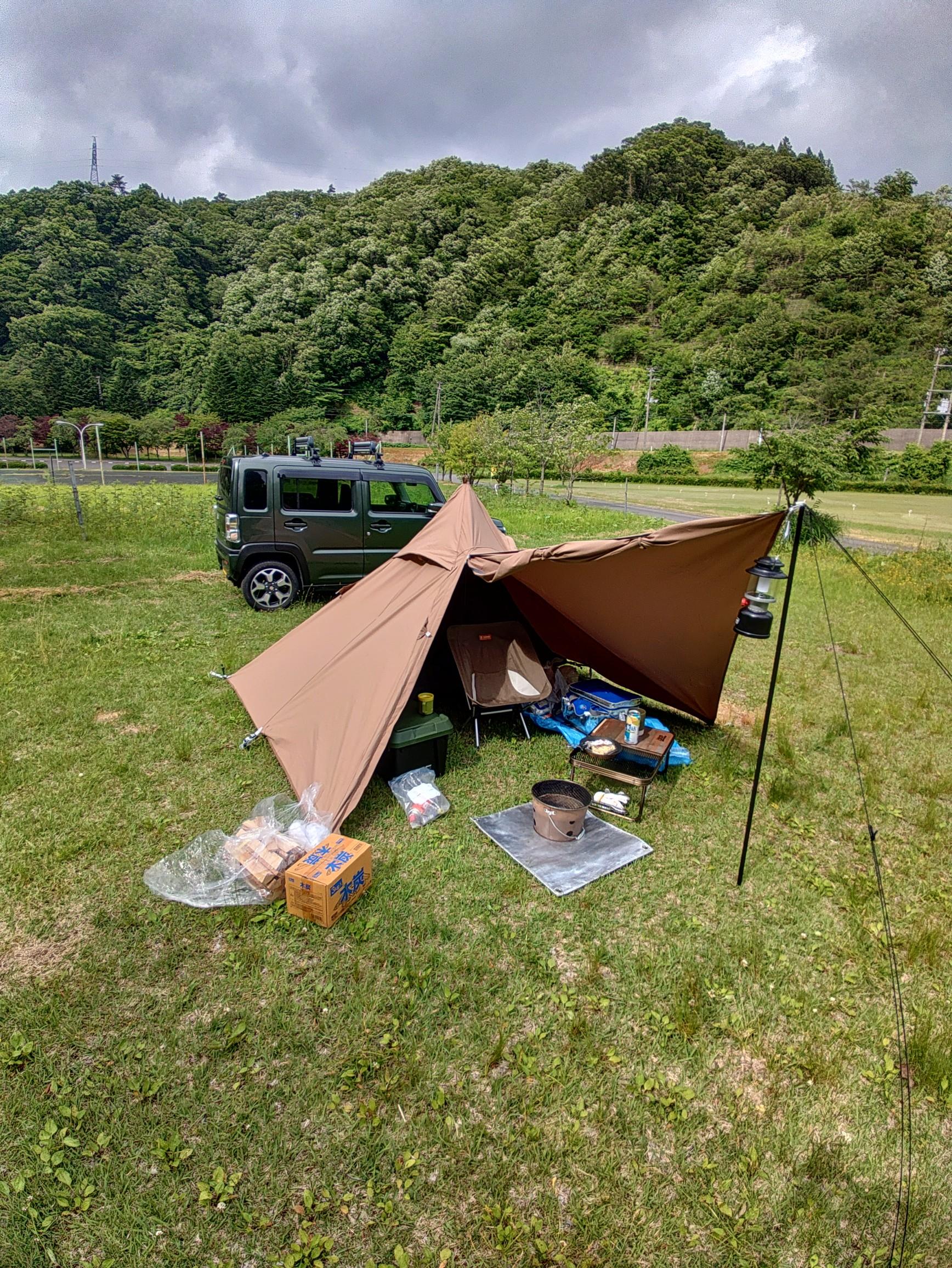 東北梅雨入り前の晴れ☀、キャンプ@鬼首、... / Daisuke Adachiさんのモーメント | YAMAP / ヤマップ