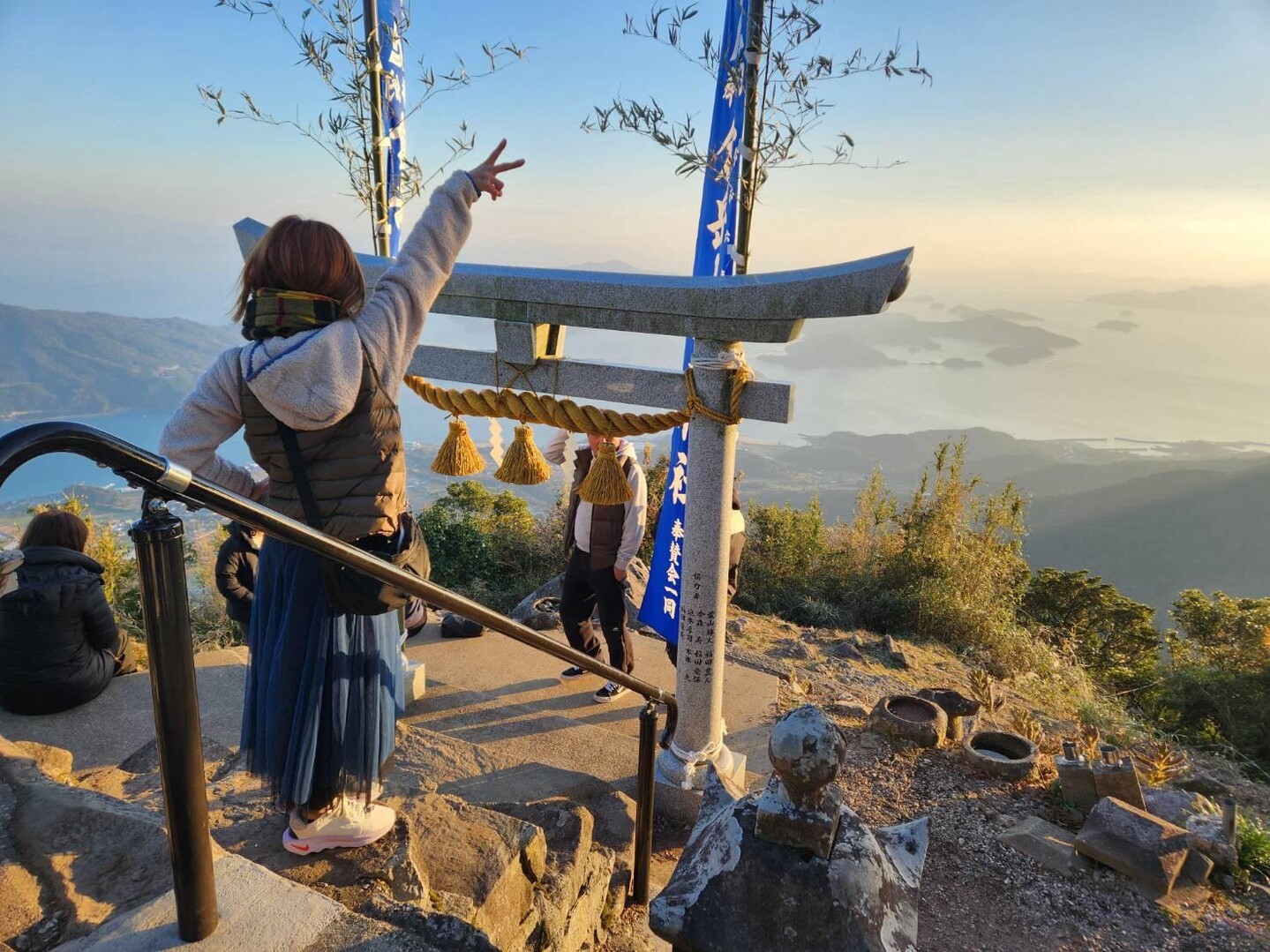 登り初め2日、天空の倉岳神社へ⛩ ️ / min.M'sさんの上島（天草諸島）・太郎丸嶽・次郎丸嶽の活動データ | YAMAP / ヤマップ