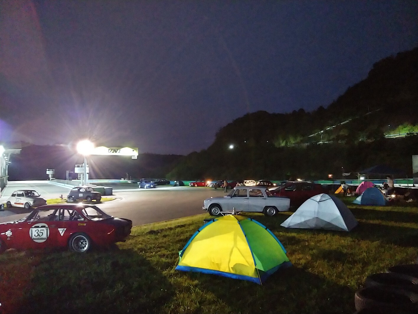 幸田サーキットでキャンプ＆朝ラン / fiat124としさんのランニングの活動データ | YAMAP / ヤマップ