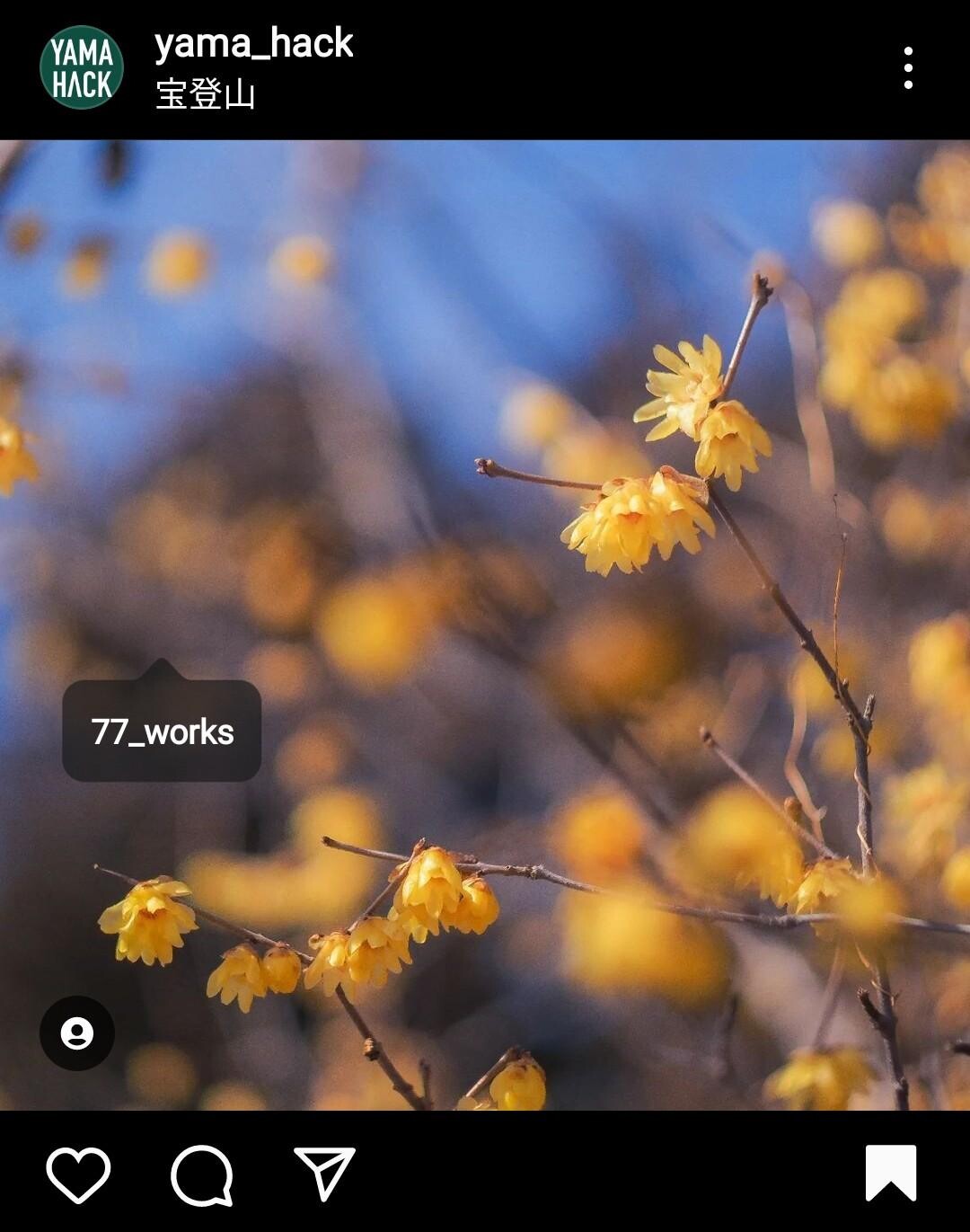 YAMAHACKさんのインスタに先日の宝... / まっちょさんのモーメント | YAMAP / ヤマップ