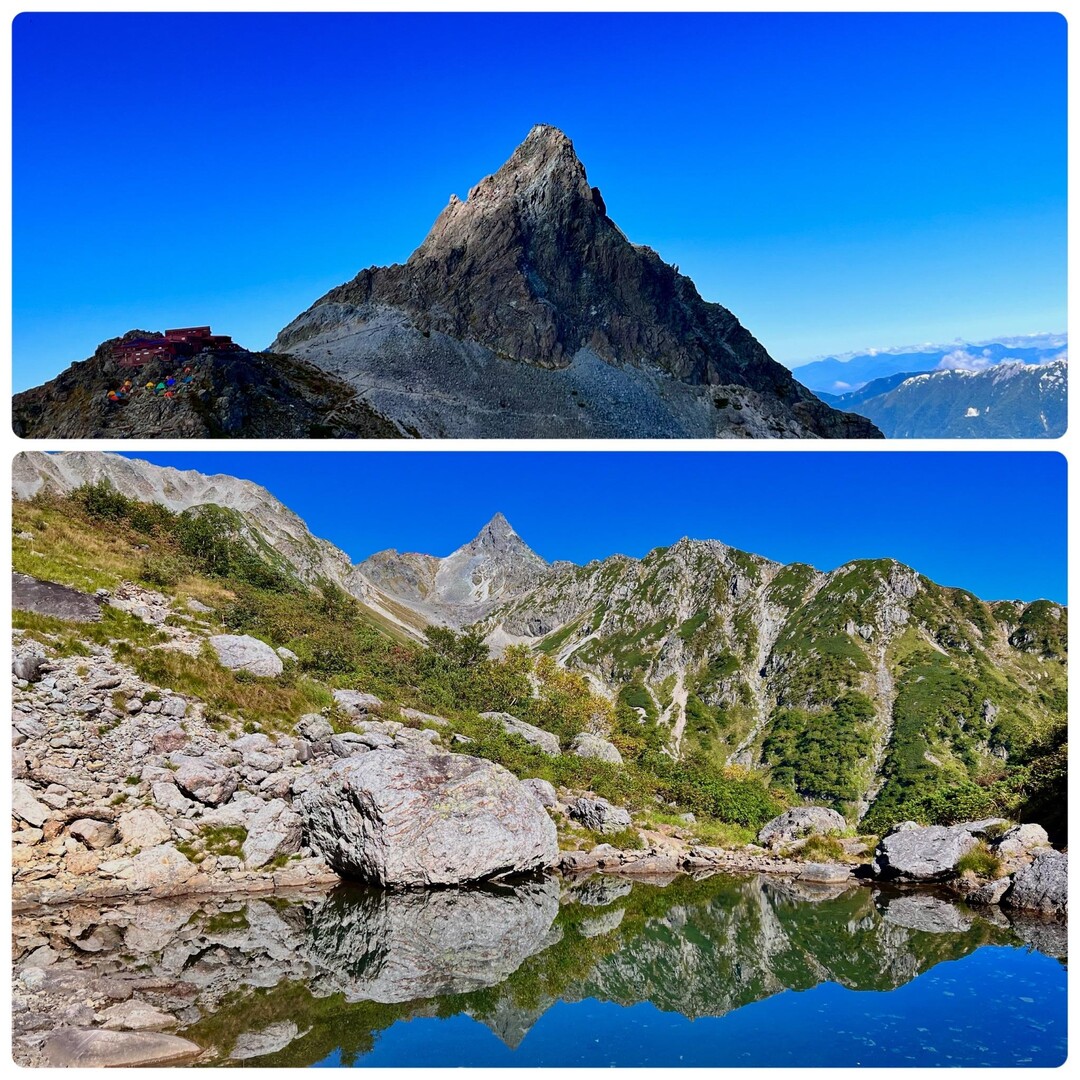 天晴れ‼️絶景稜線ビュー💯槍ました ️南岳・中岳・大喰岳・槍ヶ岳 / たけのこ zi ziさんの槍ヶ岳・穂高岳・上高地の活動データ | YAMAP / ヤマップ
