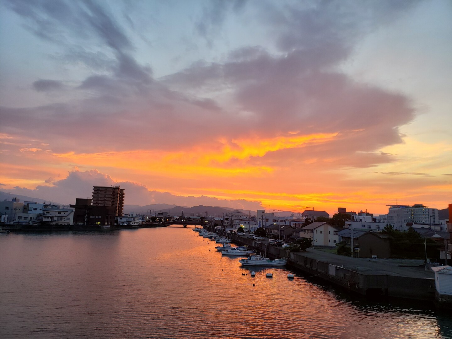 今日の仕事帰りに出会った夕焼け空。 / ツバメのこころさんのモーメント | YAMAP / ヤマップ