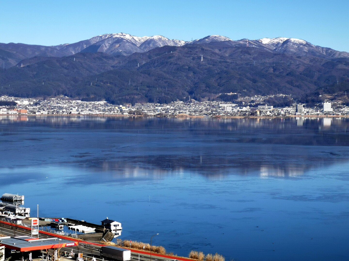 今日は午前中諏訪で仕事。 諏訪湖SAから... / しらささんのモーメント | YAMAP / ヤマップ
