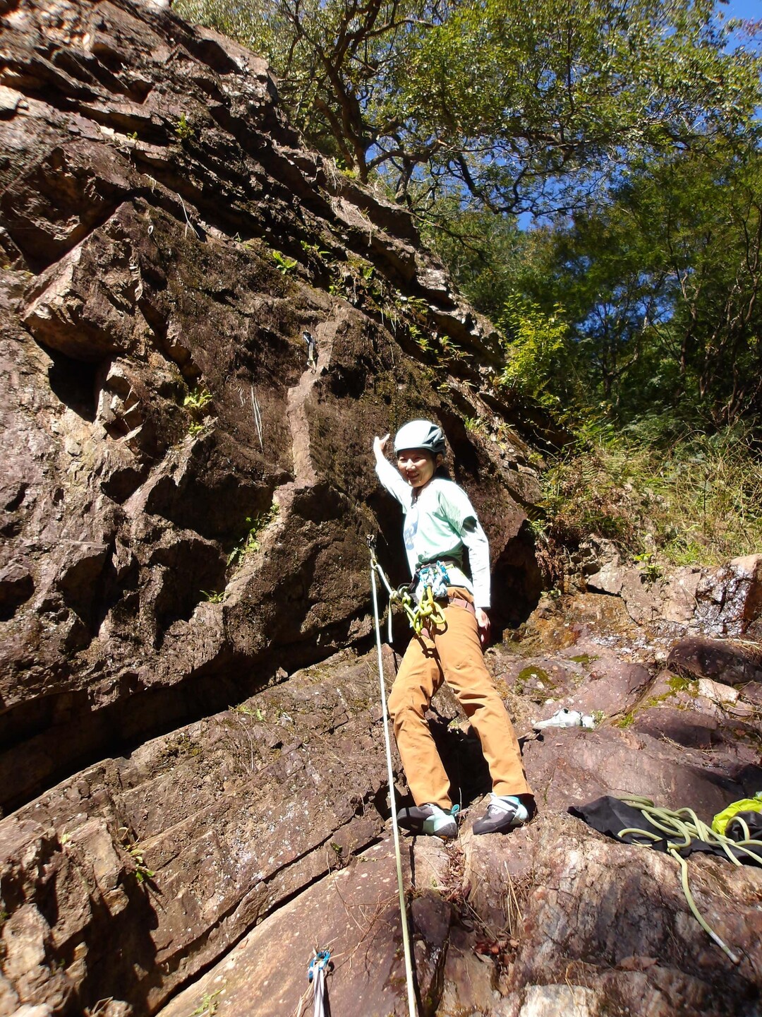阿寺 タイガーエクセレンス、初トライだにゃ(=^・^=) / NYAAさんのクライミングの活動データ | YAMAP / ヤマップ