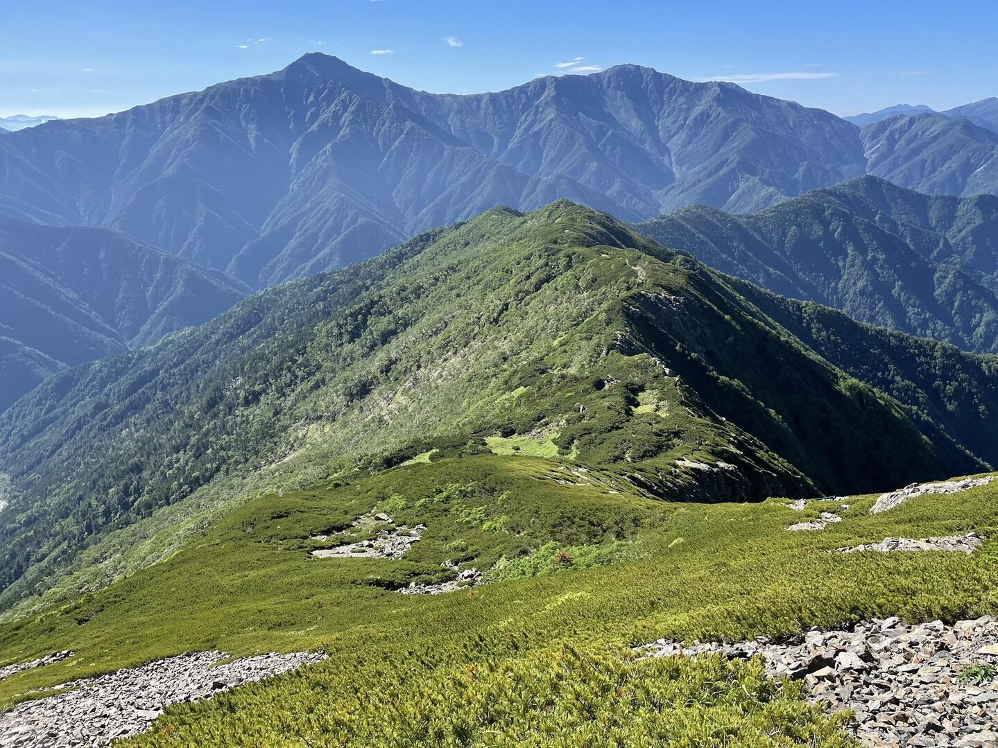 北沢峠(甲斐駒ピストン付)→仙塩尾根→間ノ岳→広河原 / RIOさんの甲斐駒ヶ岳・日向山の活動データ | YAMAP / ヤマップ