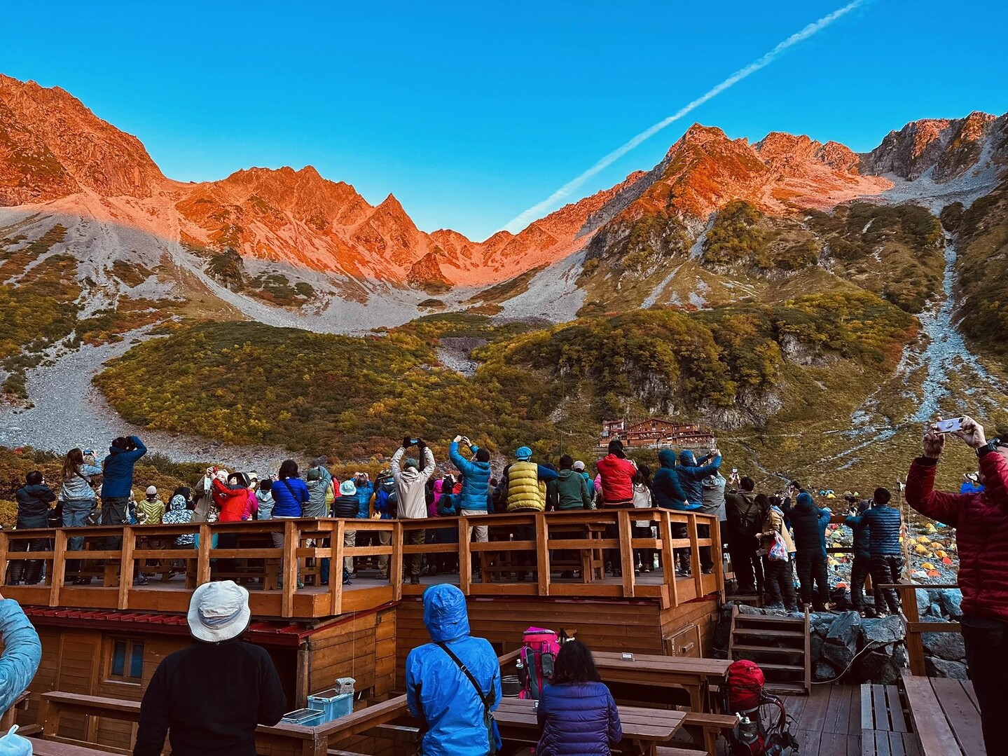 上高地-横尾山荘-涸沢ヒュッテ モルゲンロート！ / Gekkoさんの槍ヶ岳・穂高岳・上高地の活動データ | YAMAP / ヤマップ