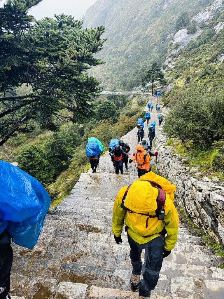 エベレスト街道トレッキング10日目 パンボチェからナムチェバザールまで / aoさんのエベレストベースキャンプ その2の活動データ | YAMAP / ヤマップ