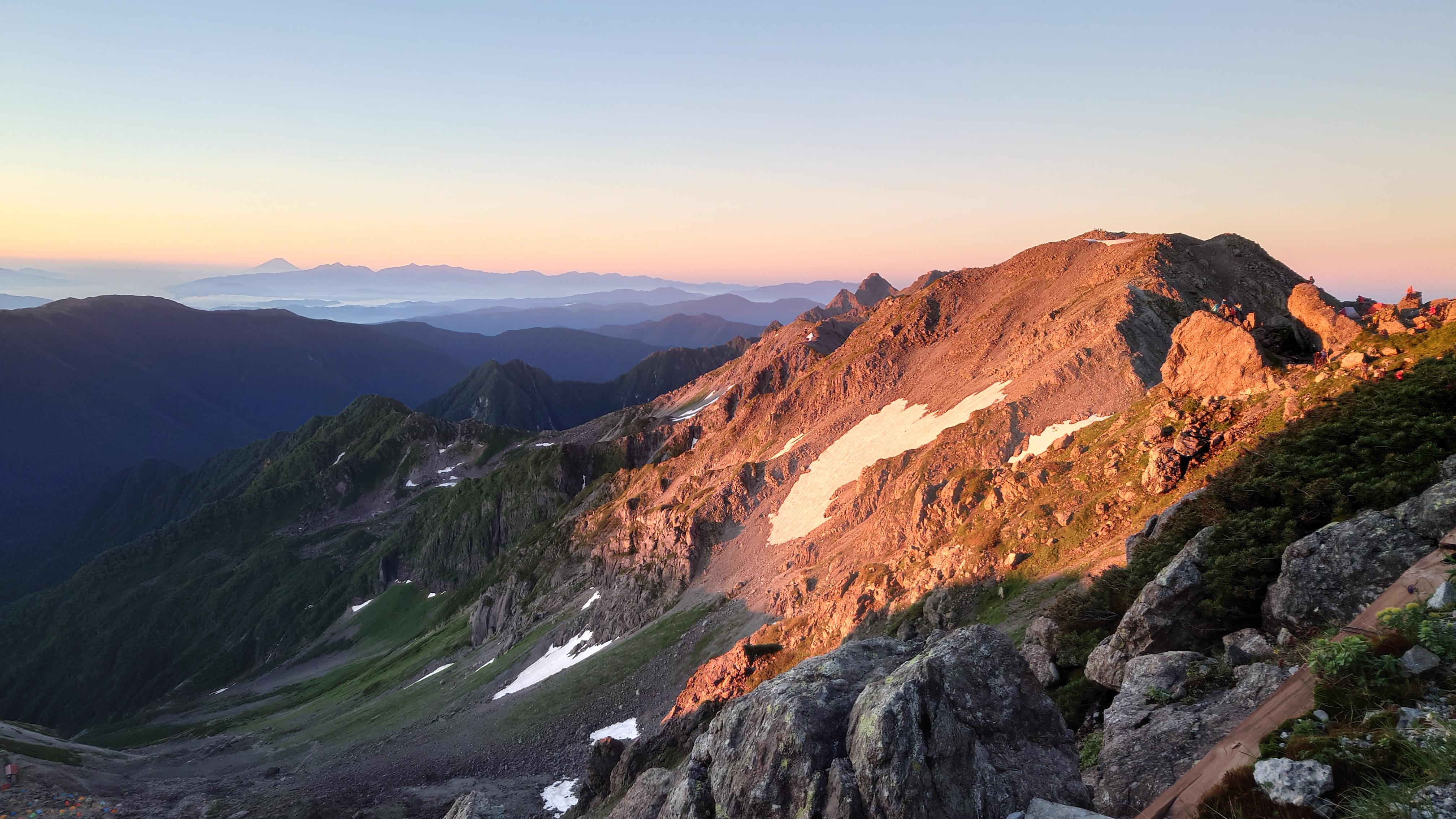 槍ヶ岳（百名山30座目） / 🍹ﾌﾞﾗｯﾄﾞｵﾚﾝｼﾞ🍹𝓑𝓵𝓸𝓸𝓭 𝓞𝓻𝓪𝓷𝓰𝓮 さんの槍ヶ岳・穂高岳・上高地の活動データ | YAMAP / ヤマップ