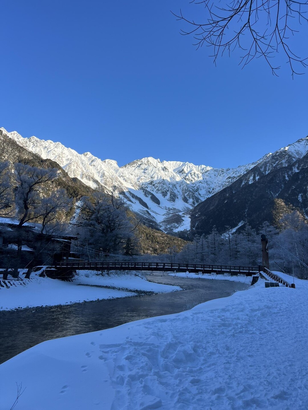 槍ヶ岳・穂高岳・上高地-2024-01-30 / SAKさんの槍ヶ岳・穂高岳・上高地の活動データ | YAMAP / ヤマップ
