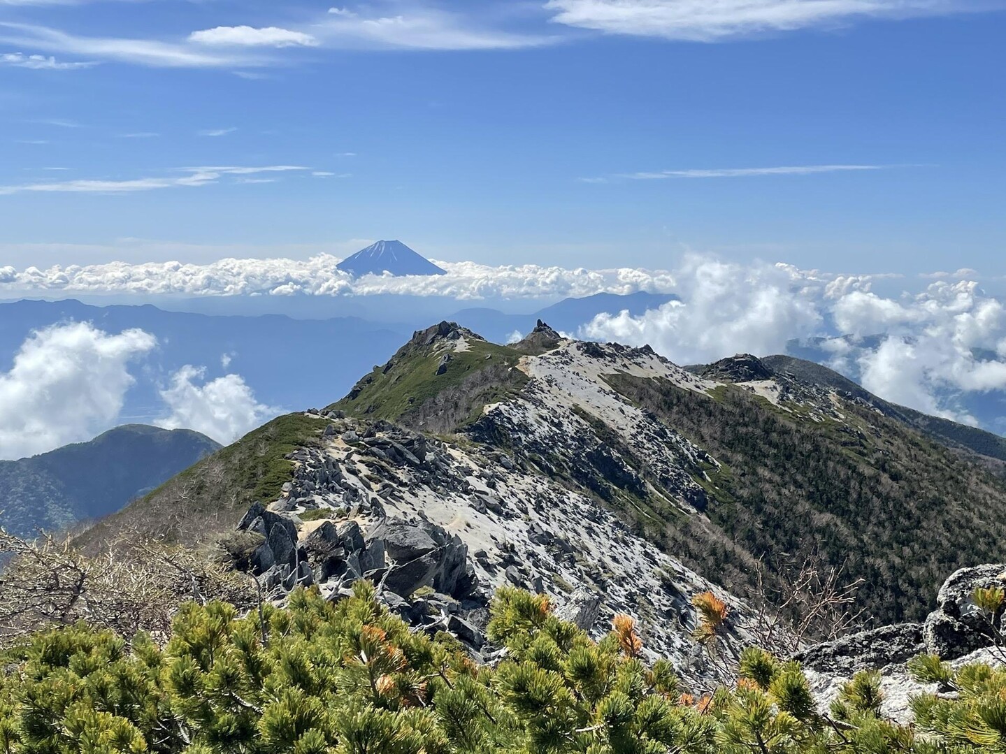 鳳凰三山縦走！（夜叉神〜ピストン） / Ben Abeさんの鳳凰山・地蔵岳・観音岳・薬師岳の活動データ | YAMAP / ヤマップ