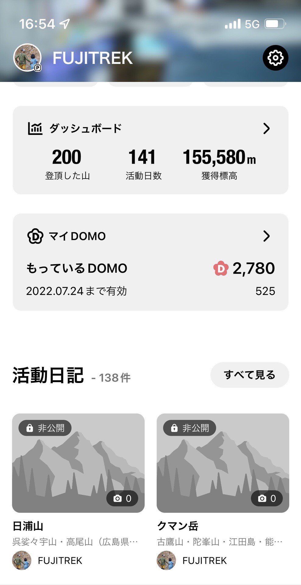 ご無沙汰です！ UTMFからの燃え尽き... / FUJITREKさんのモーメント | YAMAP / ヤマップ