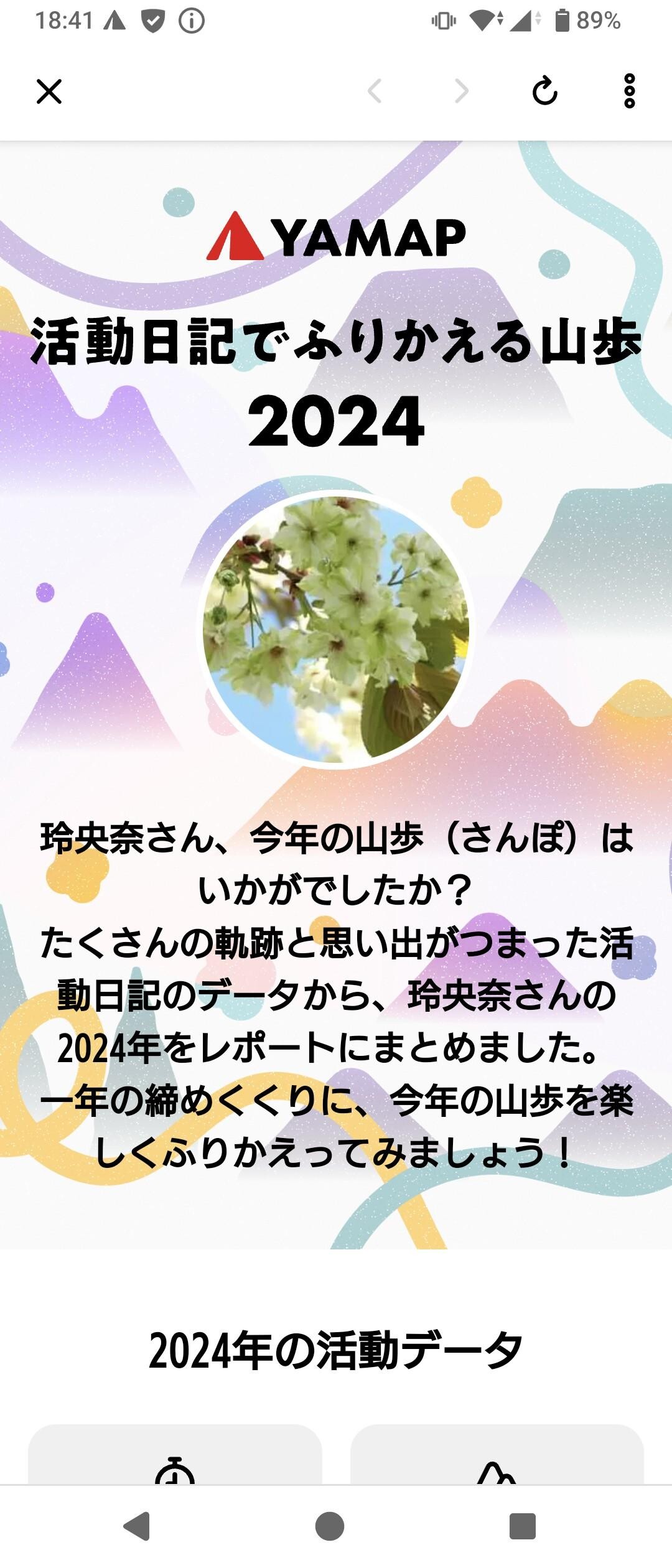 ありえないくらい褒めすぎです😅 新た... / 玲央奈さんのモーメント | YAMAP / ヤマップ