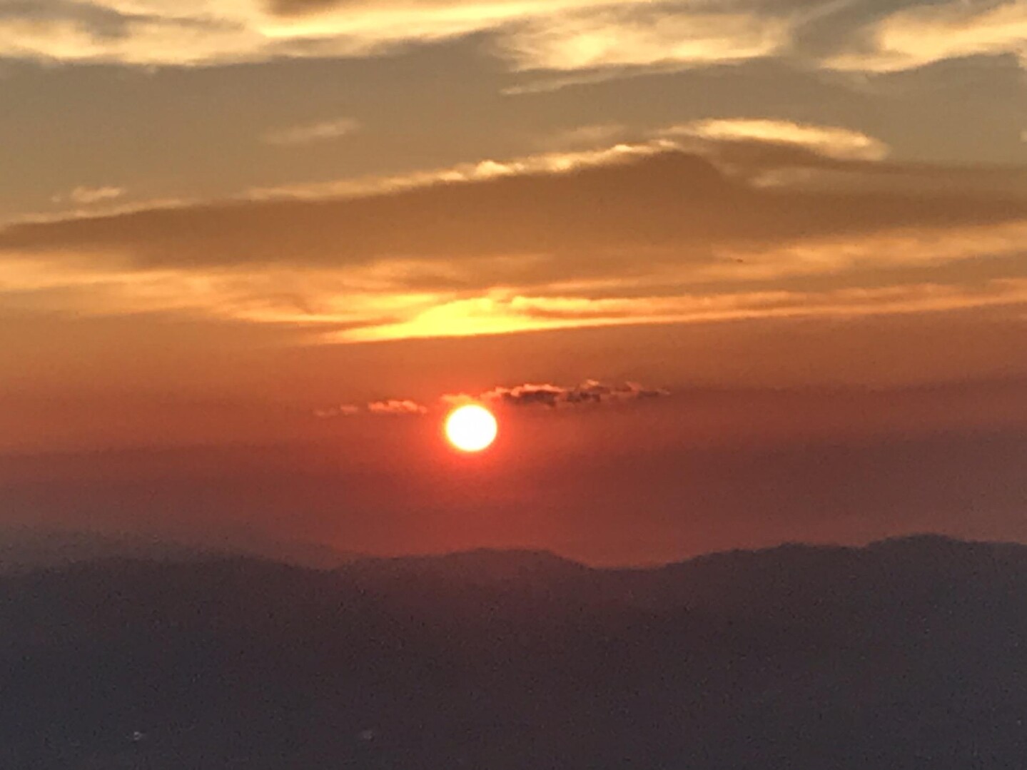 ☀️😊sunset.sunrise in宝満山・仏頂山・頭巾山・三郡山 / 瑠璃さんの宝満山・三郡山・若杉山の活動データ | YAMAP / ヤマップ