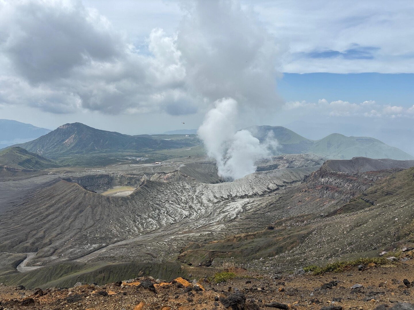 南岳・中岳・高岳 / yo_koさんの阿蘇山・高岳・根子岳の活動データ | YAMAP / ヤマップ