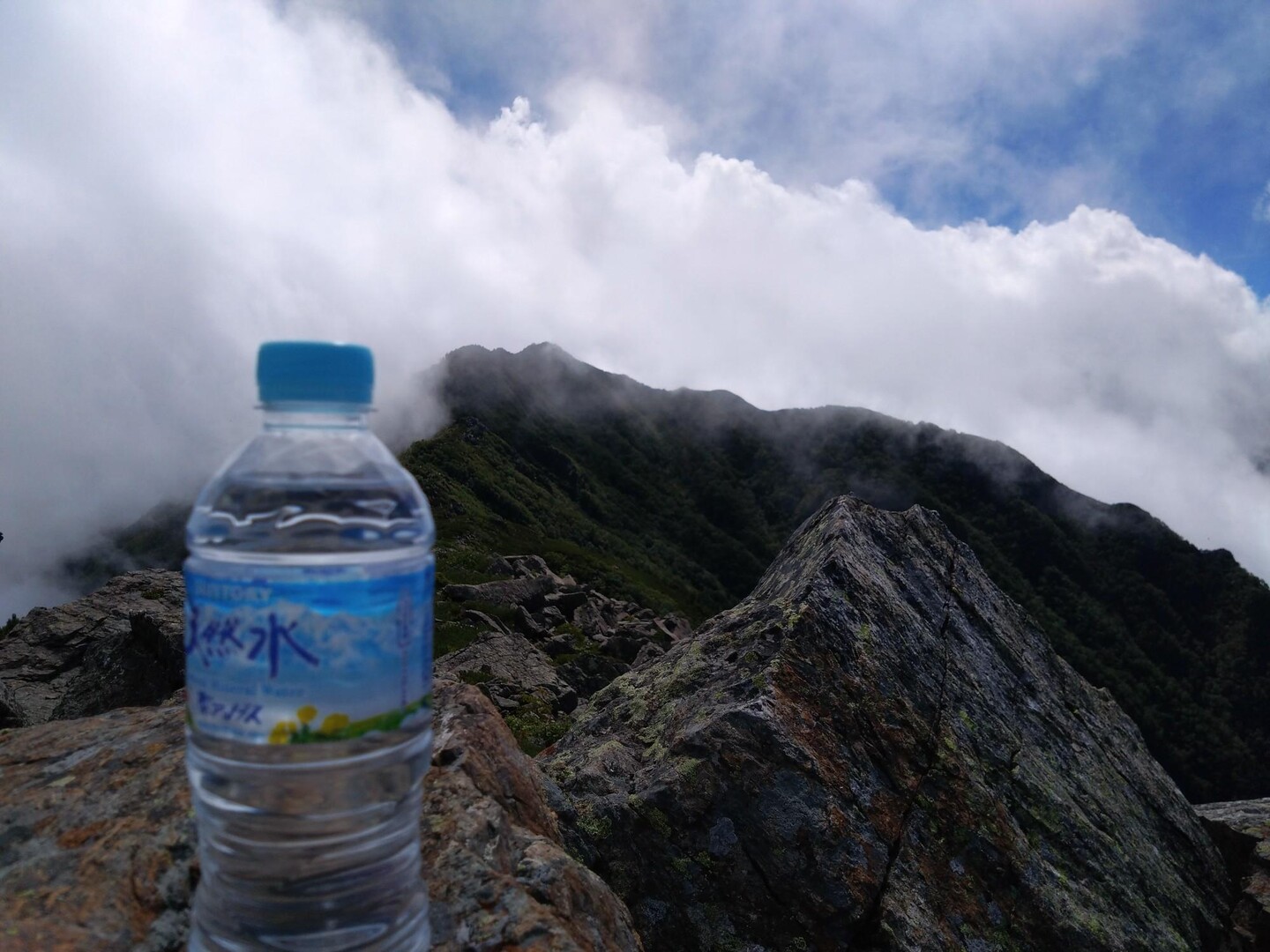 「南アルプスの天然水」CMで有名な栗沢山＆アサヨ峰。 / せなっちょさんの仙丈ヶ岳・伊那荒倉岳の活動データ | YAMAP / ヤマップ