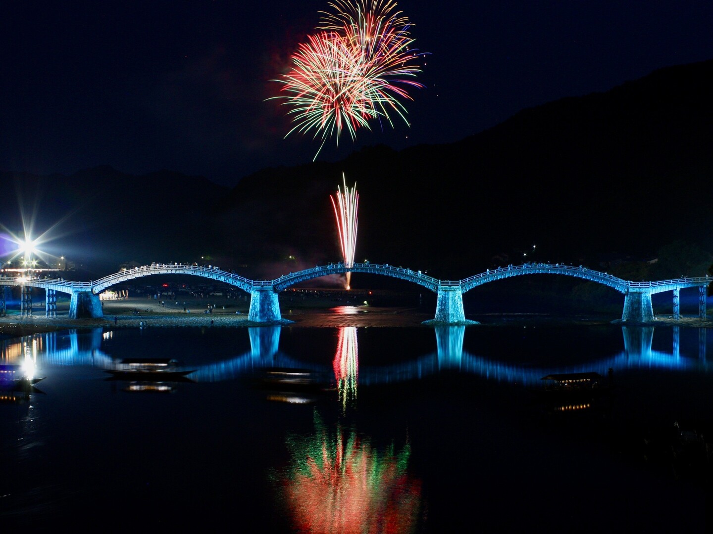 錦帯橋花火（山口県岩国市）第一弾 3日目... / GONKEさんのモーメント | YAMAP / ヤマップ