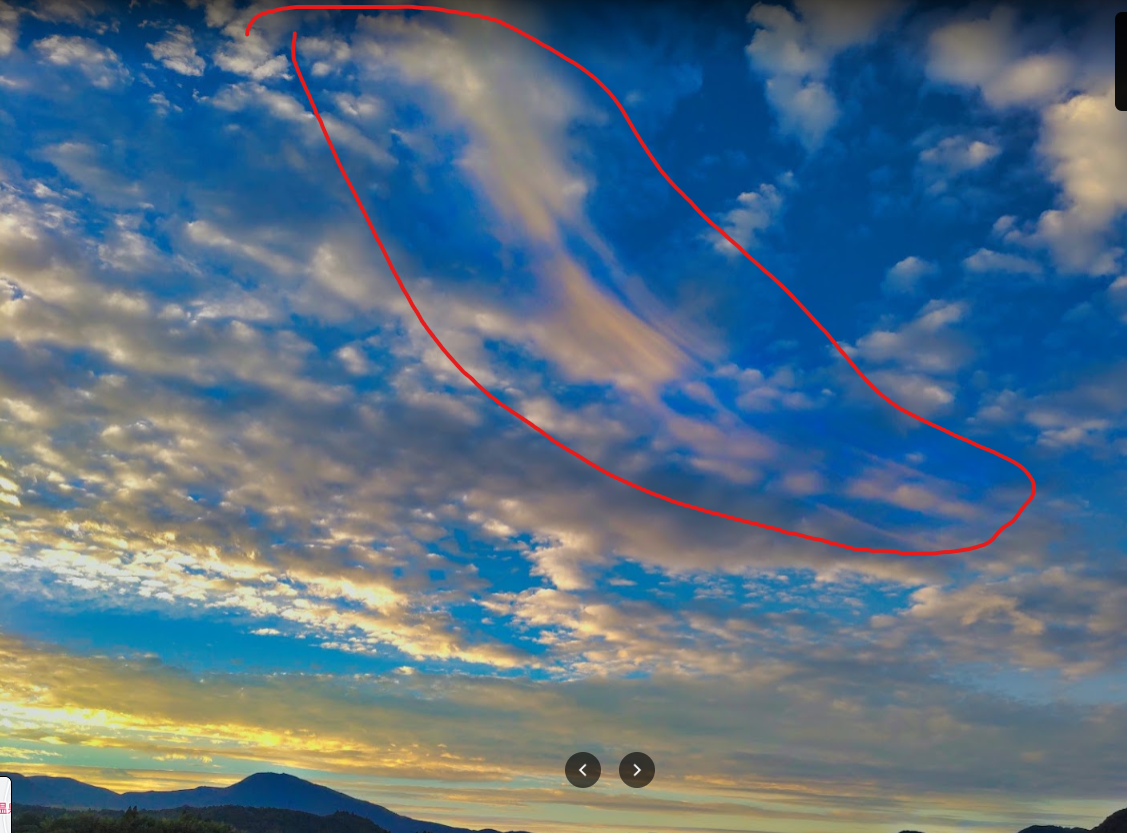 昨朝・・ 関東沖に大きな雨雲塊あり夜明け... / sin358さんのモーメント | YAMAP / ヤマップ