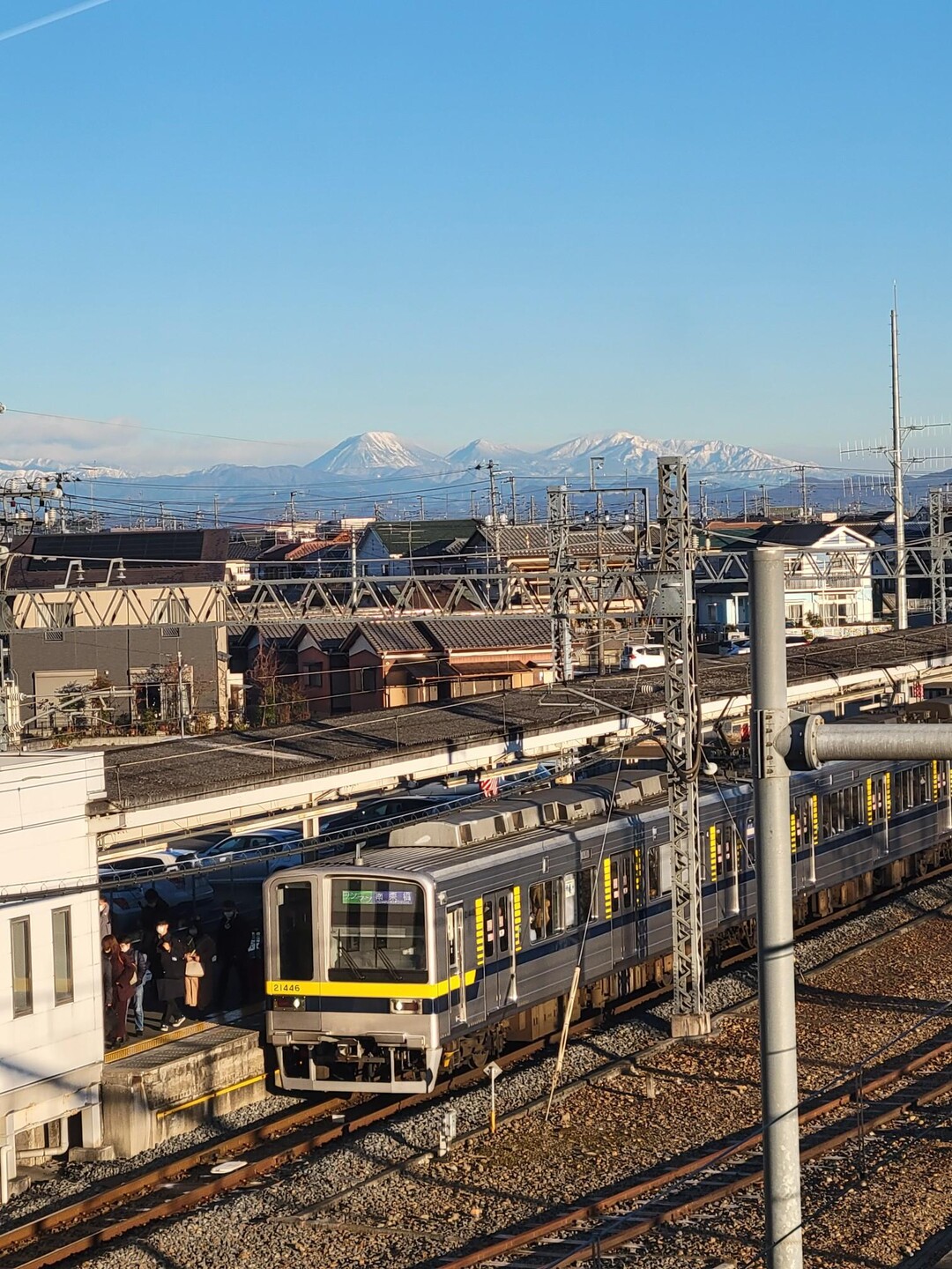 乗り換え待ちNow🚃 男体山が綺麗に見... / マモルさんのモーメント | YAMAP / ヤマップ