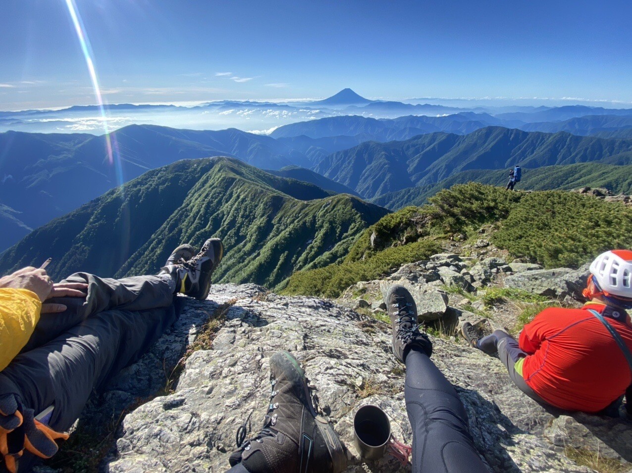 念願の3000m突破！山々を見下ろす北岳（肩の小屋泊） / itsukaさんの北岳・間ノ岳・農鳥岳の活動データ | YAMAP / ヤマップ