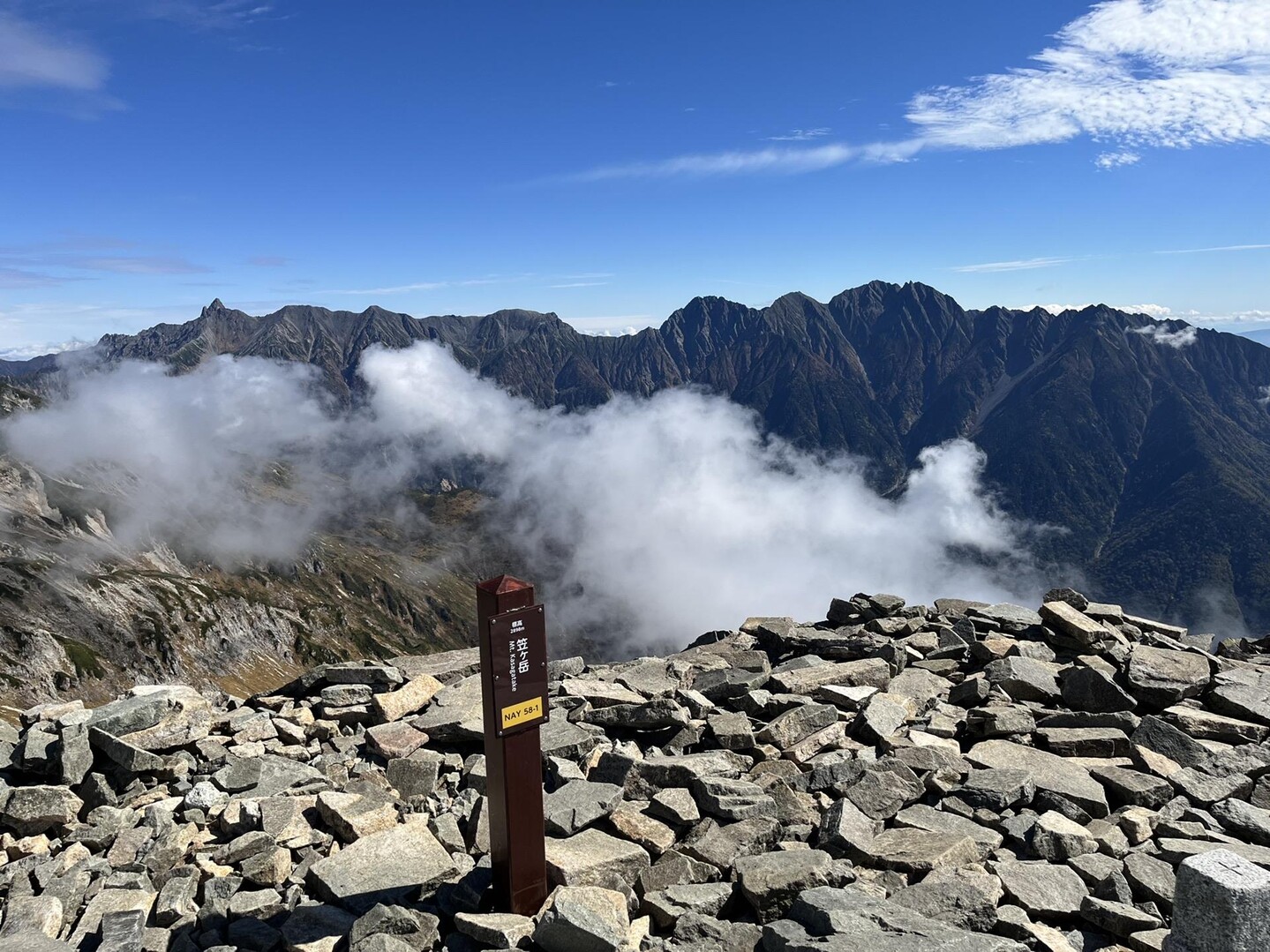 稜線・山頂からの眺望は最高。しかし、帰りはへたりました（笠ヶ岳） / OH-Yeahさんの槍ヶ岳・穂高岳・上高地の活動データ | YAMAP / ヤマップ
