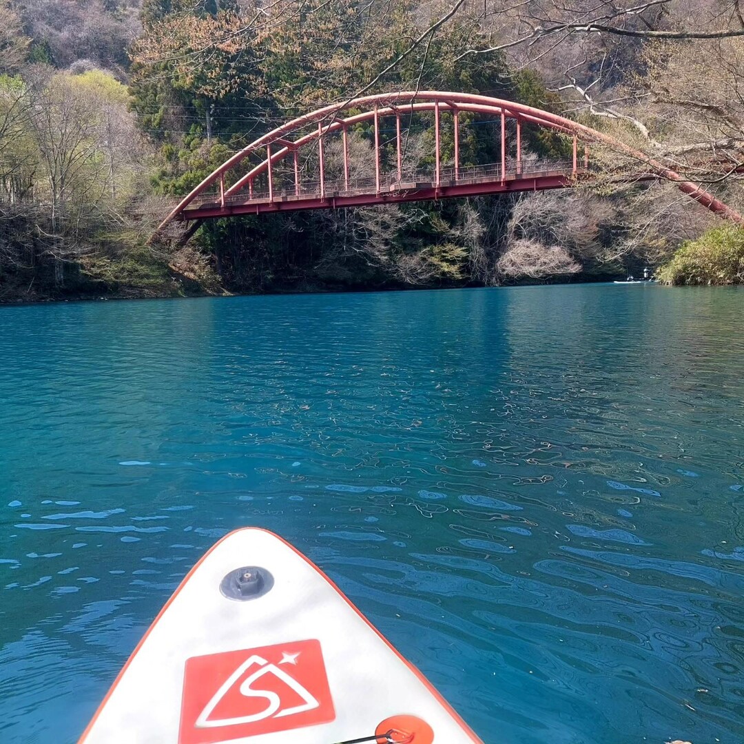 今シーズン、初SUPで四万湖へ。 去年の... / ハギさんのモーメント | YAMAP / ヤマップ