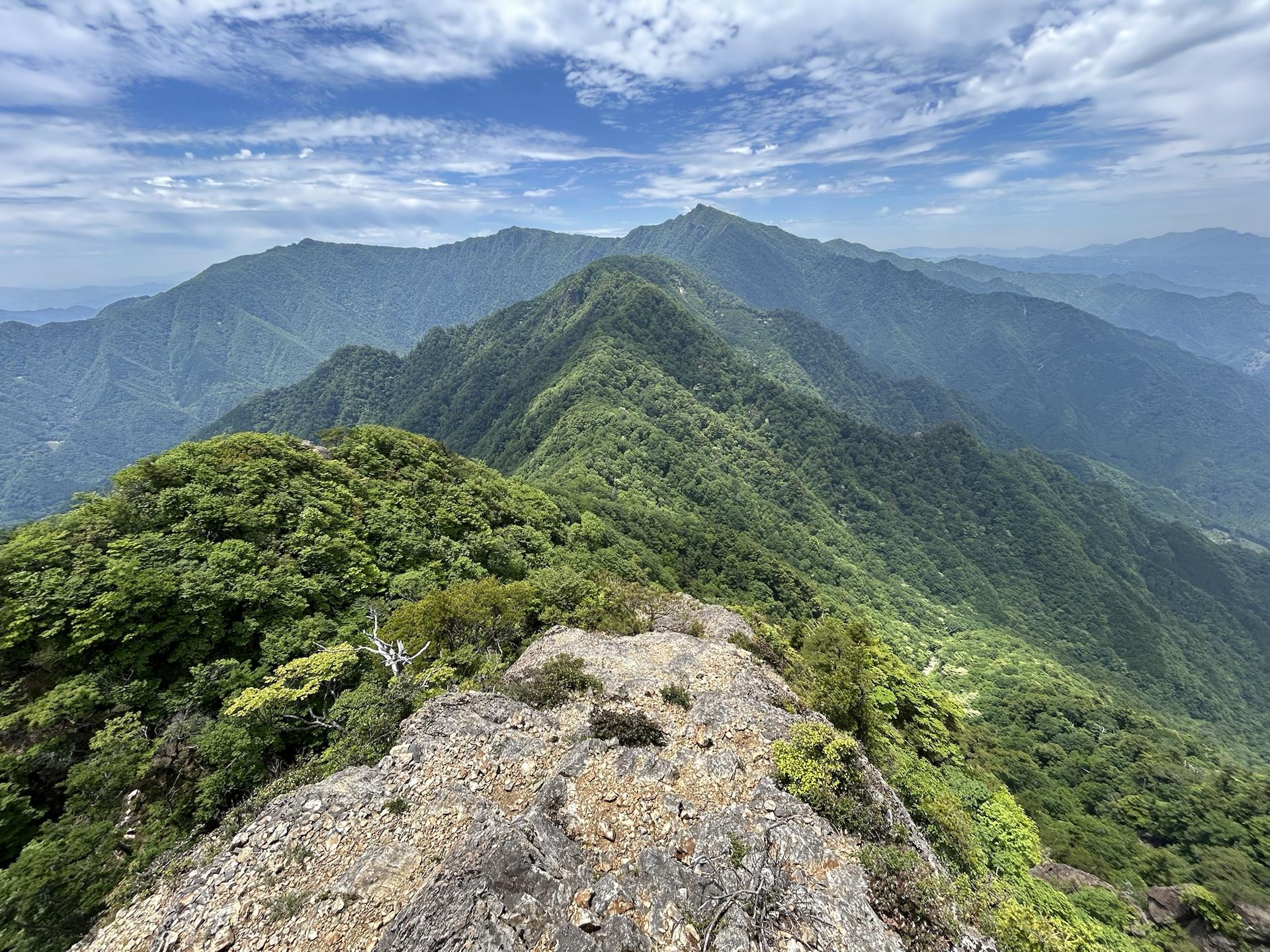 ⛩️健男社から⛰️大障子岩へ💦 / masapi-さんの祖母山の活動データ | YAMAP / ヤマップ