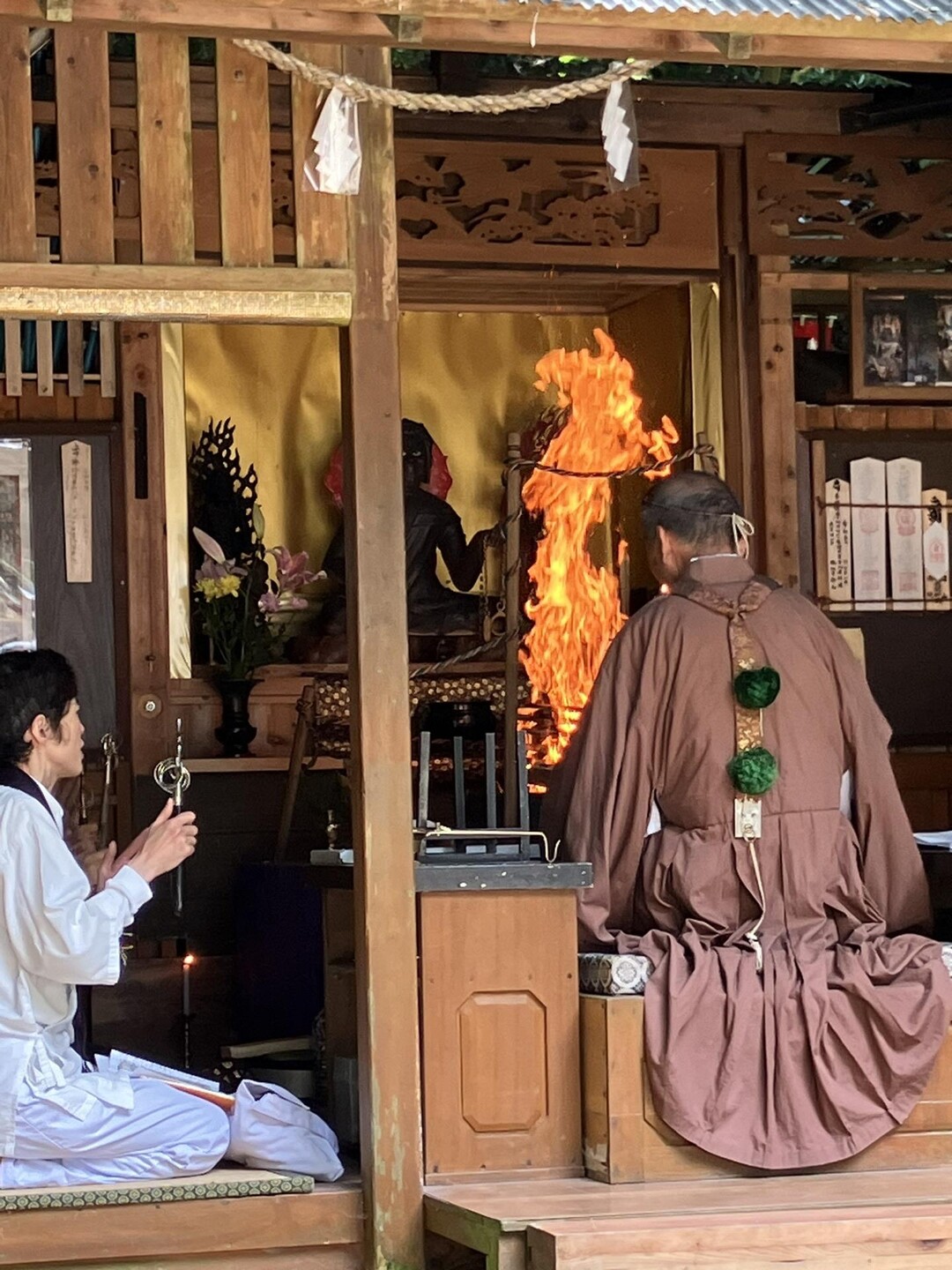 生駒権現の滝 月例護摩供-2024-06-16 / shoさんの生駒山・神津嶽・大原山の活動データ | YAMAP / ヤマップ