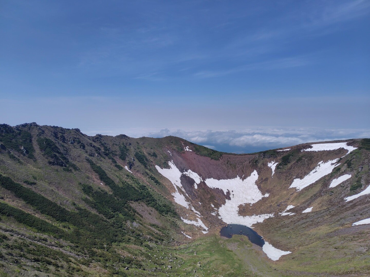 羊蹄山（北山）・真狩岳・羊蹄山（後方羊蹄山・マッカリヌプリ） / Puyoさんの羊蹄山（蝦夷富士）の活動データ | YAMAP / ヤマップ