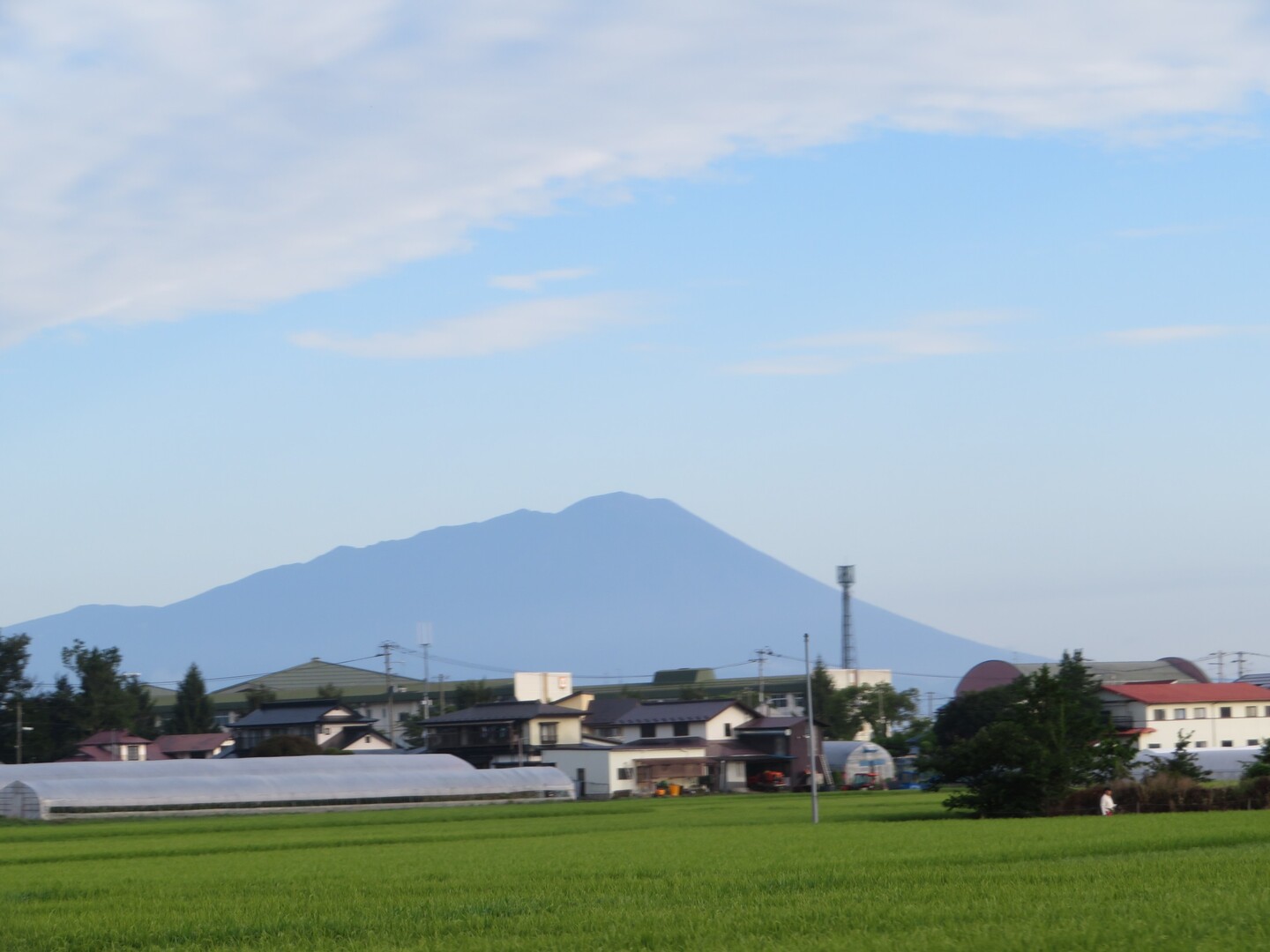 仕事終わって帰る途中に見える岩手山〜 今... / G-Mikiさんのモーメント | YAMAP / ヤマップ