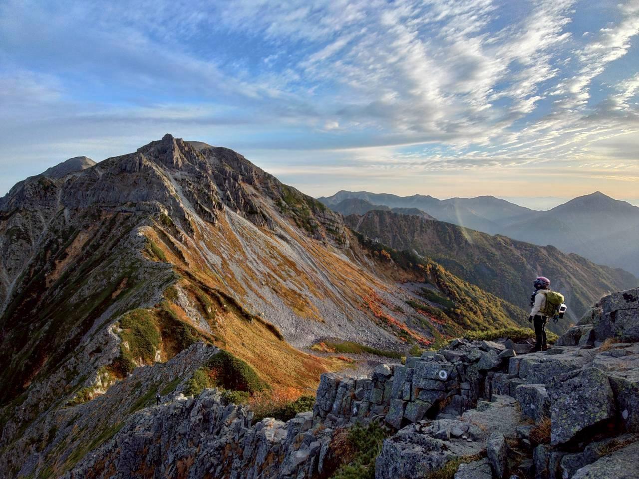 大キレット～槍ヶ岳🍁⠜ / cocoさんの槍ヶ岳・穂高岳・上高地の活動データ | YAMAP / ヤマップ