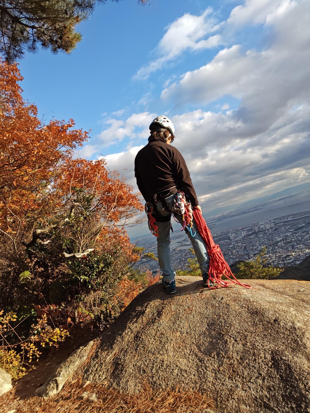 荒地山岩トレ🧗‍♀ソロハイク-2024-12-04 / morimoriさんの六甲山・長峰山・摩耶山の活動データ | YAMAP / ヤマップ