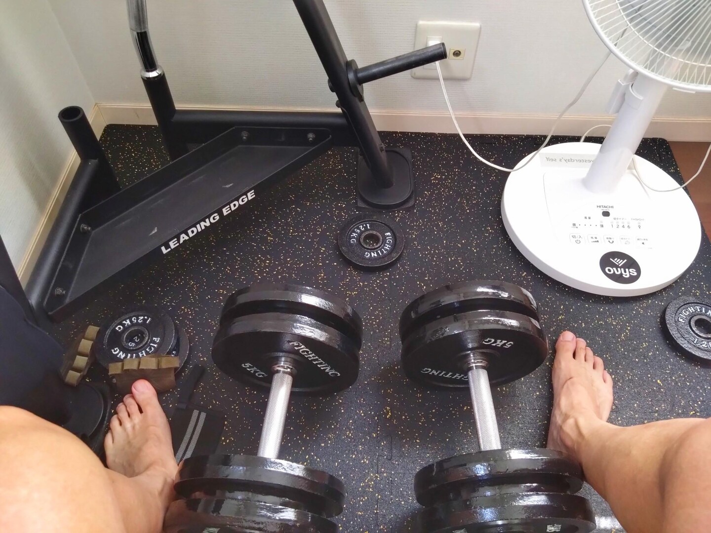 家トレ💪 今日も暑すぎる🥵 / kaz.canyonさんのモーメント | YAMAP / ヤマップ