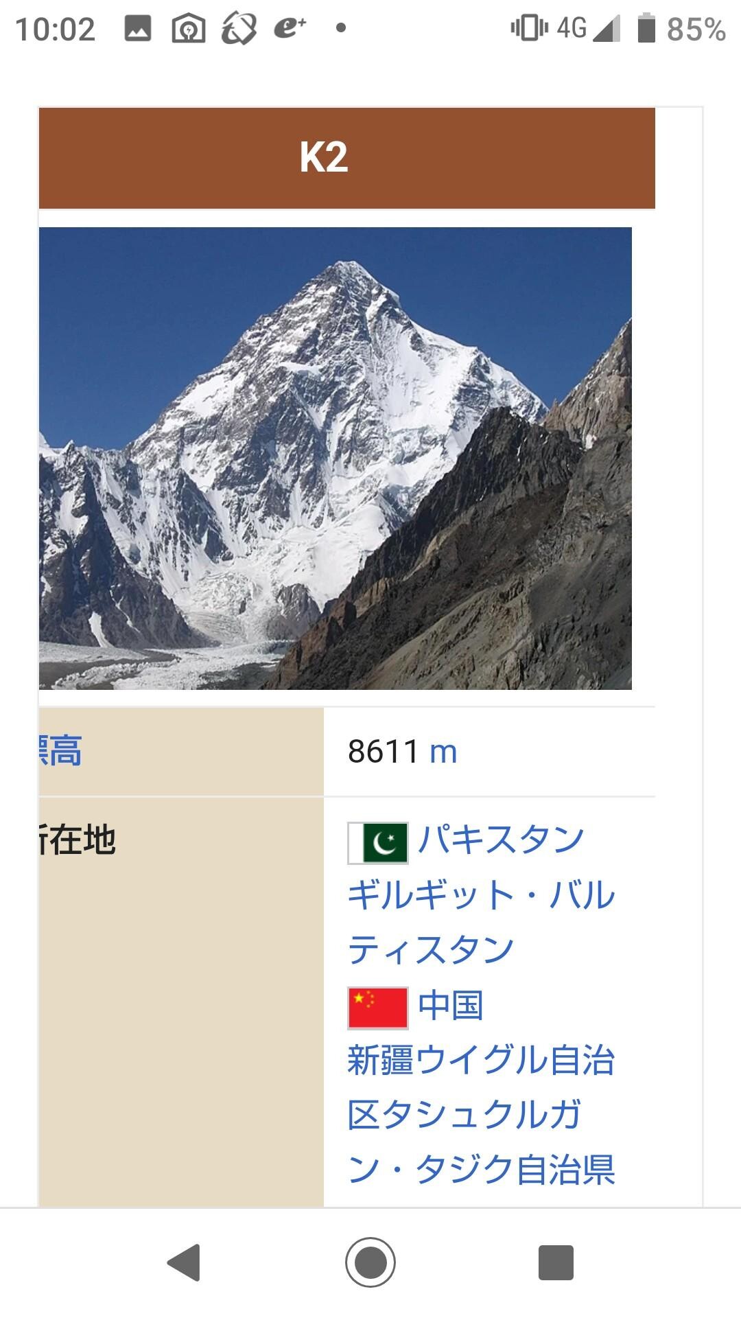 K2で滑落した平出さんと中島さん心配です... / Tちゃんさんのモーメント | YAMAP / ヤマップ