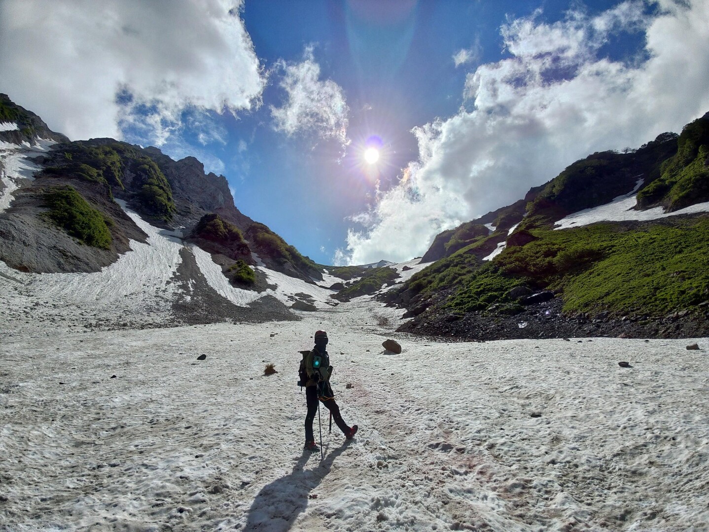 白馬大雪渓🗻 ☝️😎動画🎥あり / daiten∞さんの白馬岳・小蓮華山の活動データ | YAMAP / ヤマップ