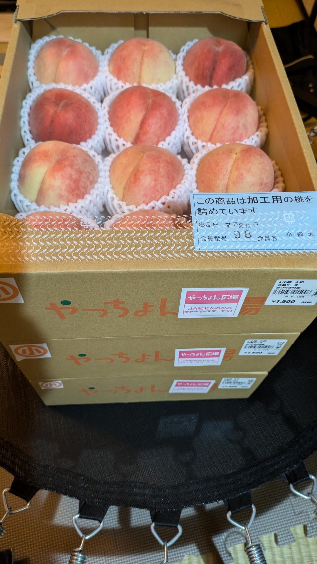 昨日購入した桃(白鳳)♪ コレで1箱15... / Agさんのモーメント | YAMAP / ヤマップ