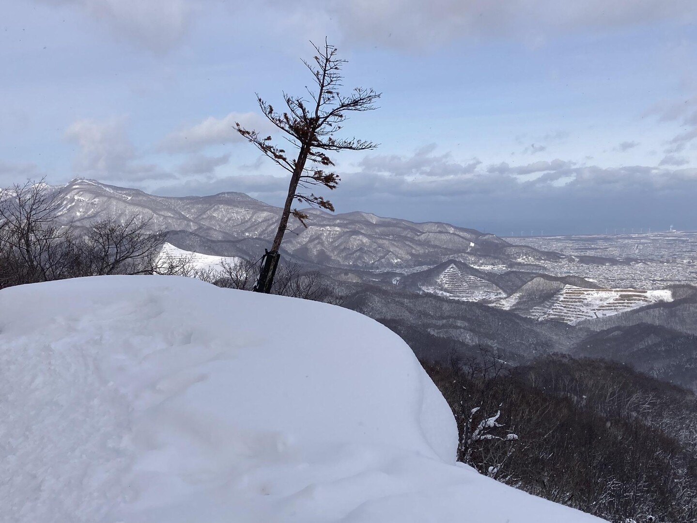 磐溪山でスノーシュー始め。 / ogamiさんの砥石山・青山の活動データ | YAMAP / ヤマップ
