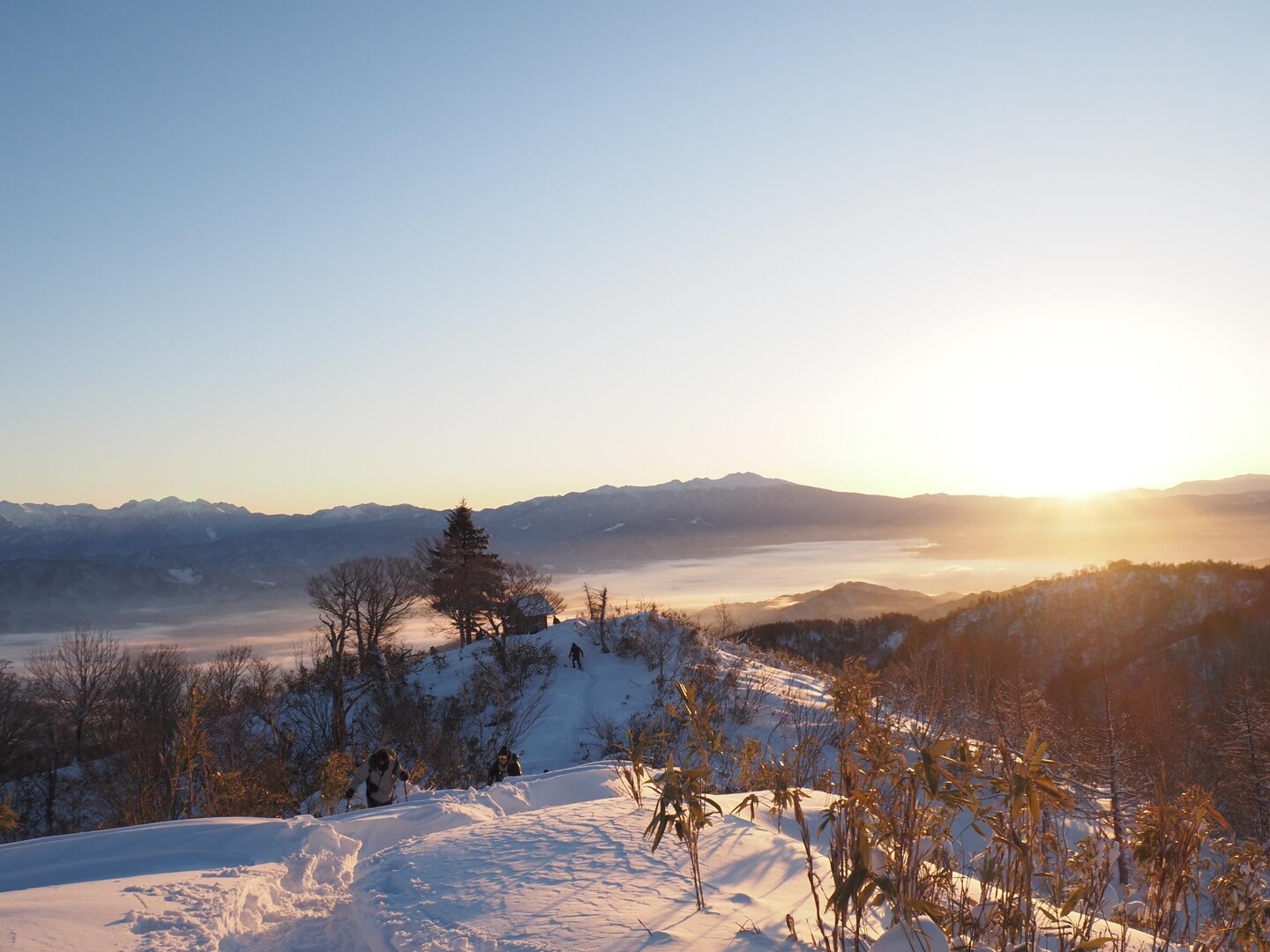 猪臥山🏔️雪の朝 ️2024-1-14 / kinoさんの猪臥山の活動データ | YAMAP / ヤマップ