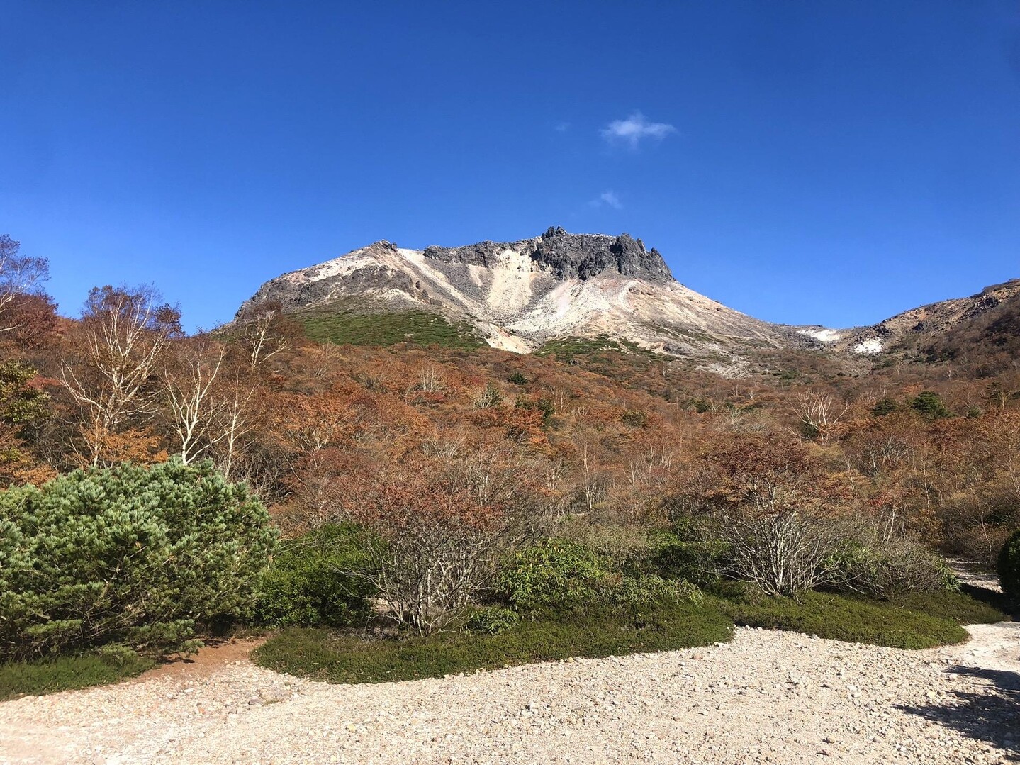 紅葉を見に姥ヶ平、茶臼岳へ🍁 / Azumaさんの茶臼岳（那須岳）・三本槍岳・赤面山の活動データ | YAMAP / ヤマップ