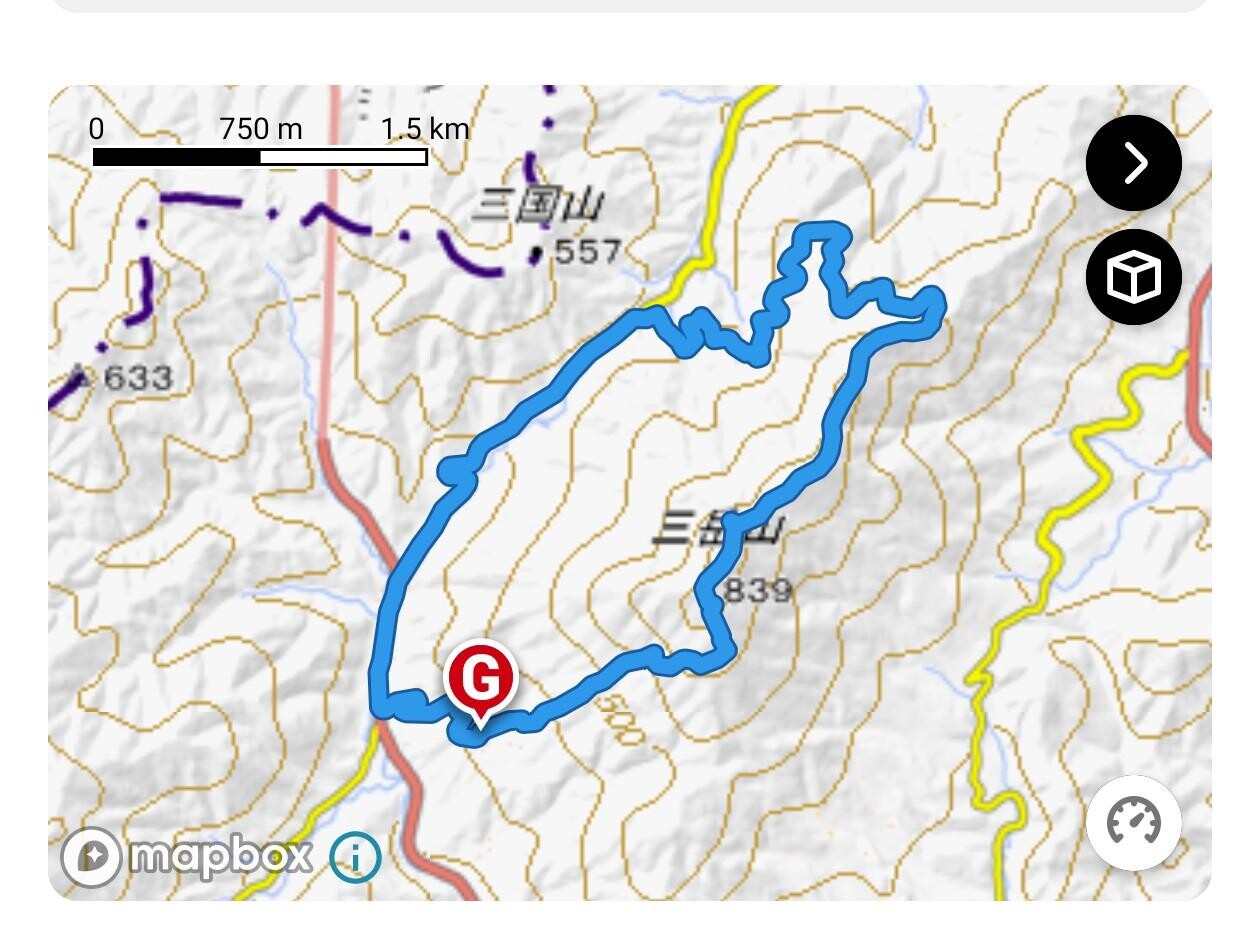 三岳山でフィッシング🐟️ 上手く描けたかな ️ / にんにんさんの三岳山の活動データ | YAMAP / ヤマップ